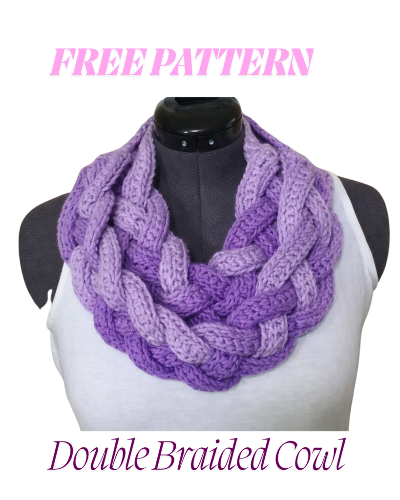 Double Braided Cowl Free Crochet Pattern - Crochet Es Mi Pasión