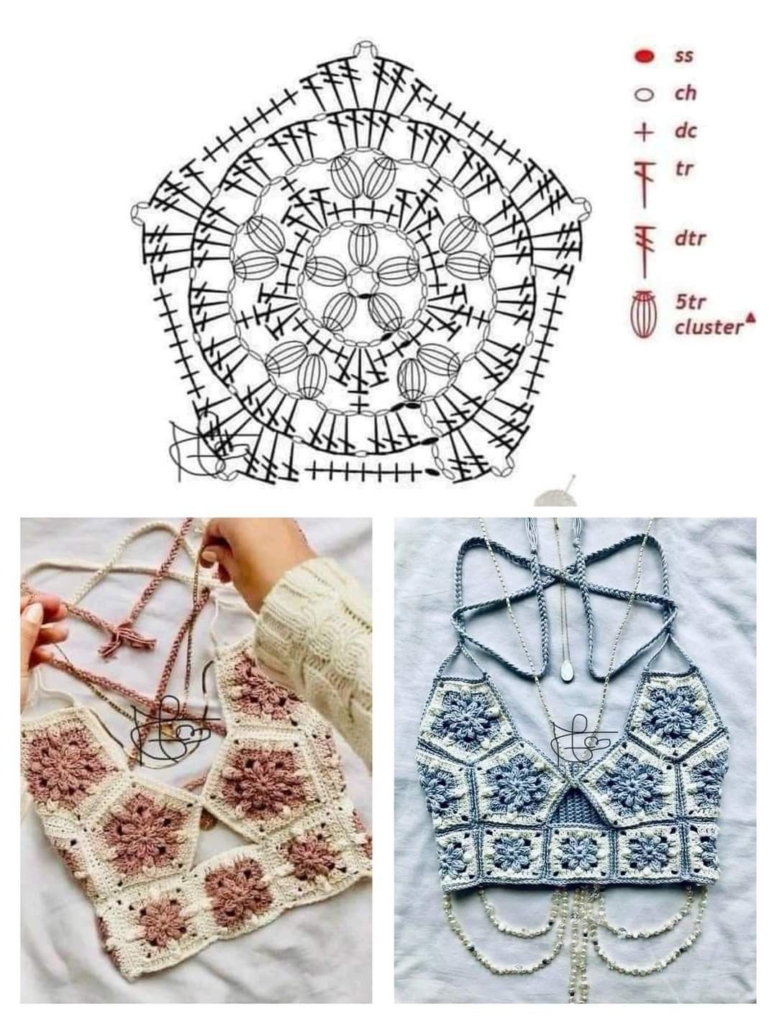 Beautiful Crochet Top – Motif-Based Design Tutorial - Crochet Es Mi Pasión